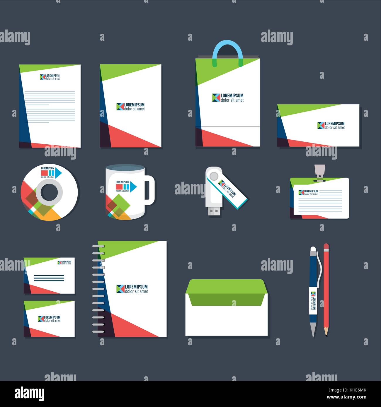 business printed advertising items Stock Vector Image & Art - Alamy