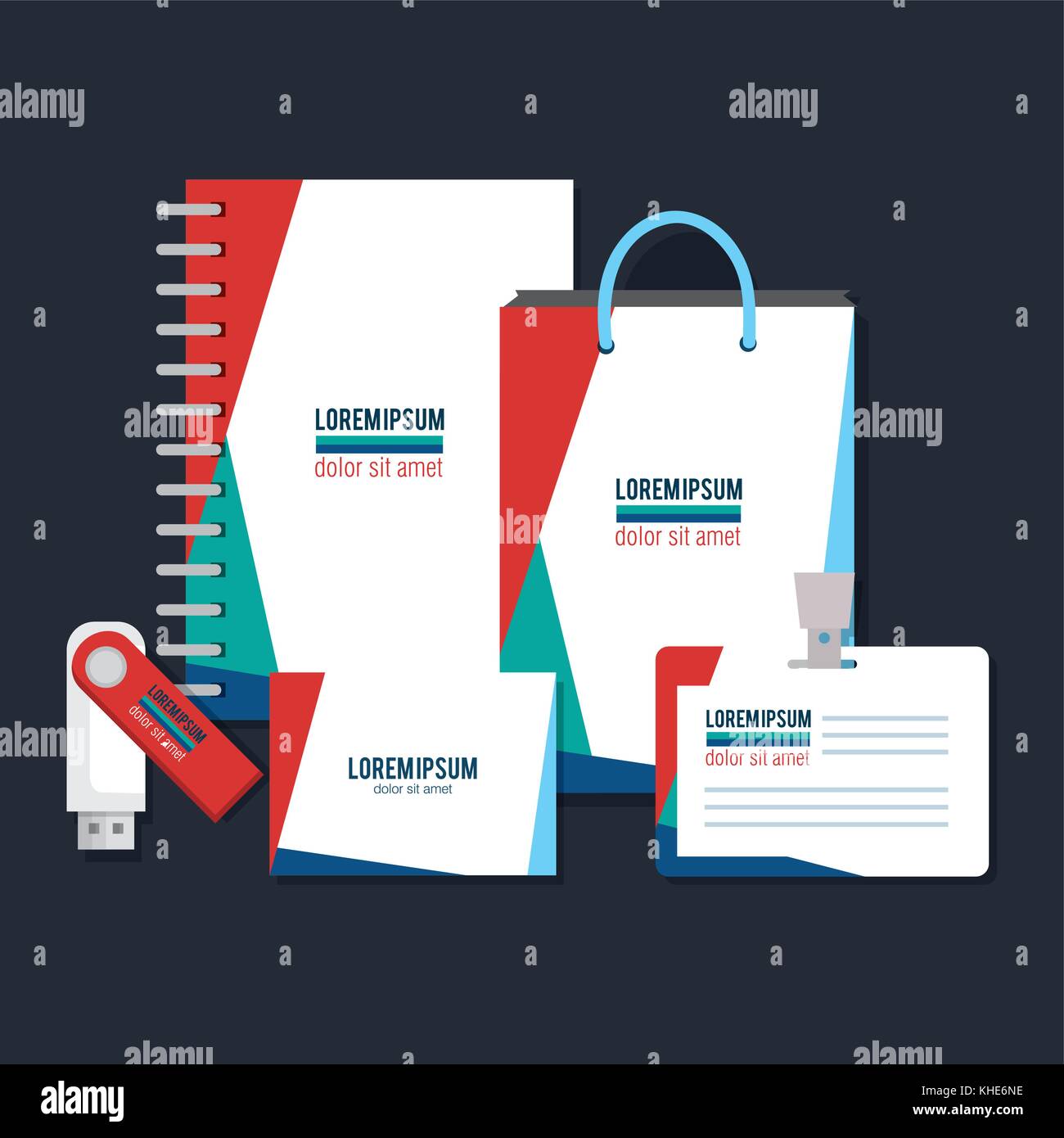 business printed advertising items Stock Vector Image & Art - Alamy