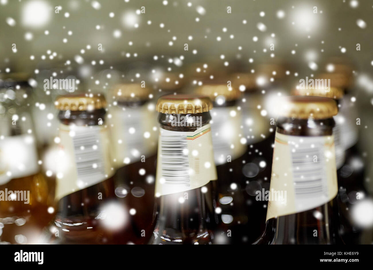 close up of bottles at liquor store Stock Photo - Alamy