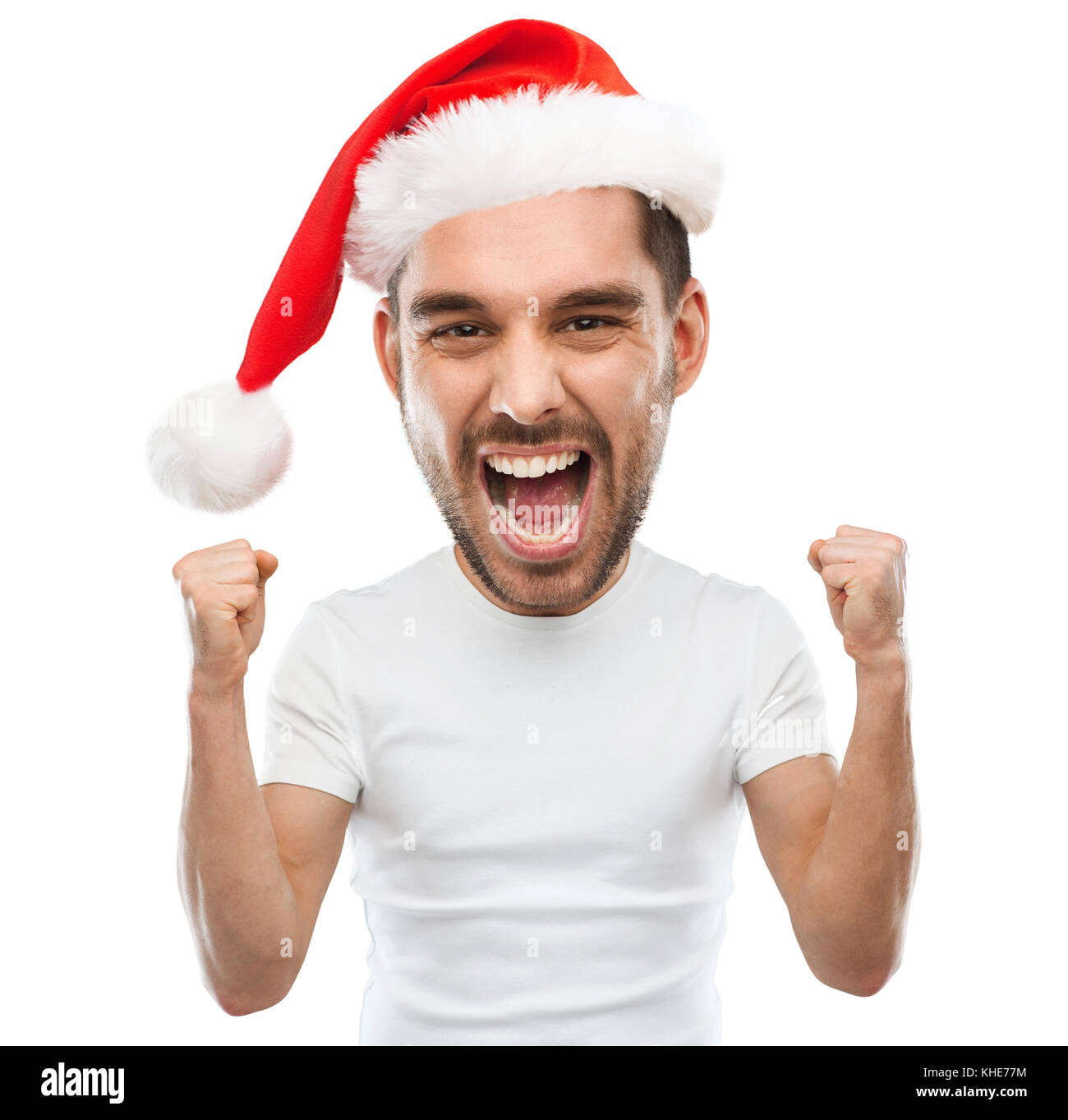 Angry santa hat hi-res stock photography and images - Alamy