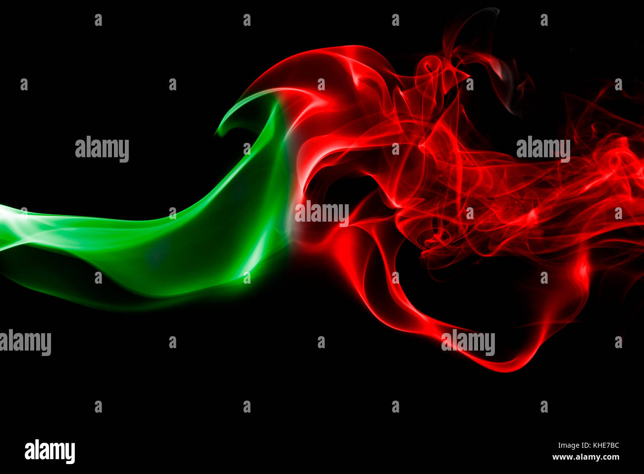 National smoke flag of Portugal isolated on black background Stock ...