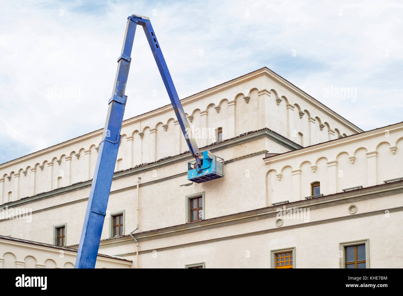 Boom elevator hi-res stock photography and images - Alamy