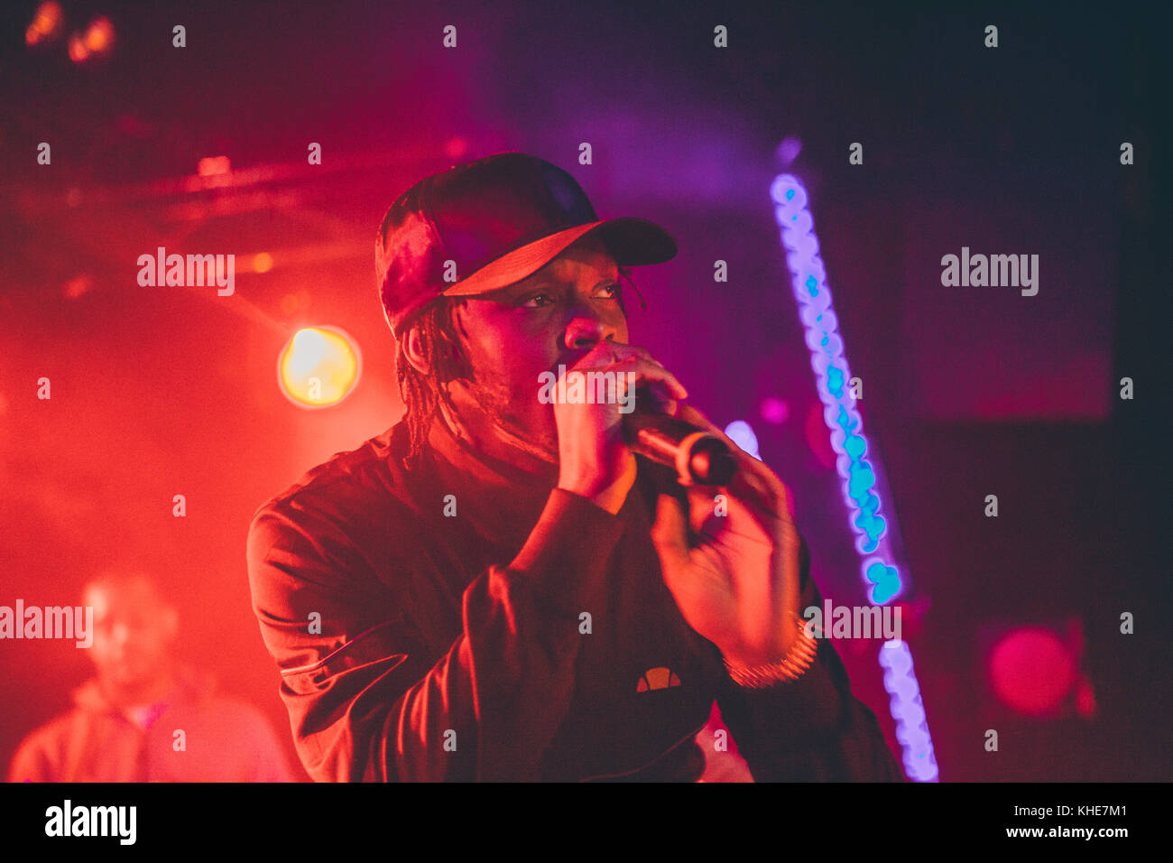The English hip hop and grime rap duo Krept and Konan performs a live ...