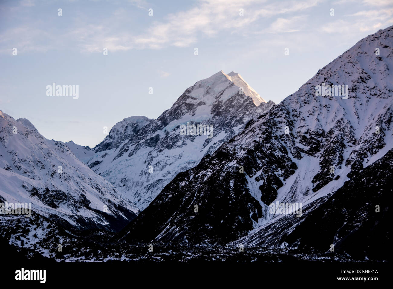 Mt Cook New Zealand Stock Photo - Alamy