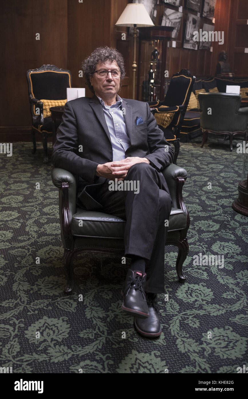 Sergei Radchenko during a photo shoot at the Palace Hotel in Madrid ...