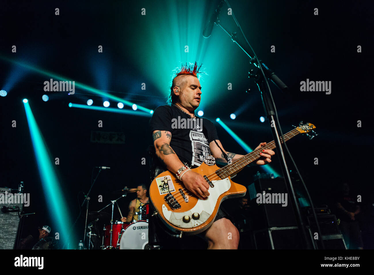 The American punk rock band NOFX performs a live concert at Amager Bio ...