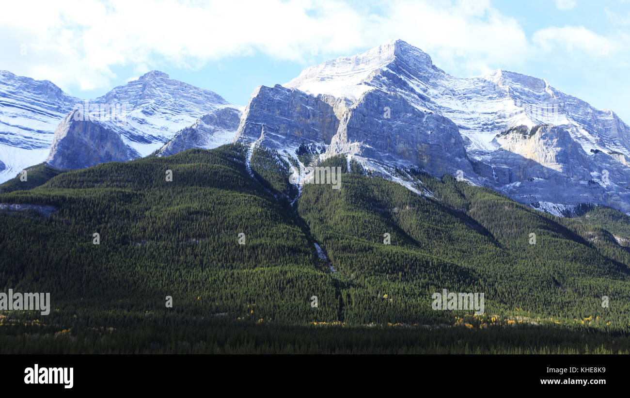 A Mountain view in Banff National Park, Alberta Stock Photo - Alamy