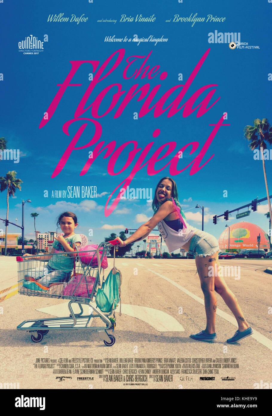 THE FLORIDA PROJECT (2017) BROOKLYNN PRINCE BRIA VINAITE SEAN BAKER ...