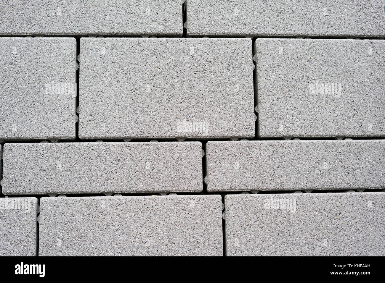 Floor slabs made of concrete as a terrace covering Stock Photo - Alamy
