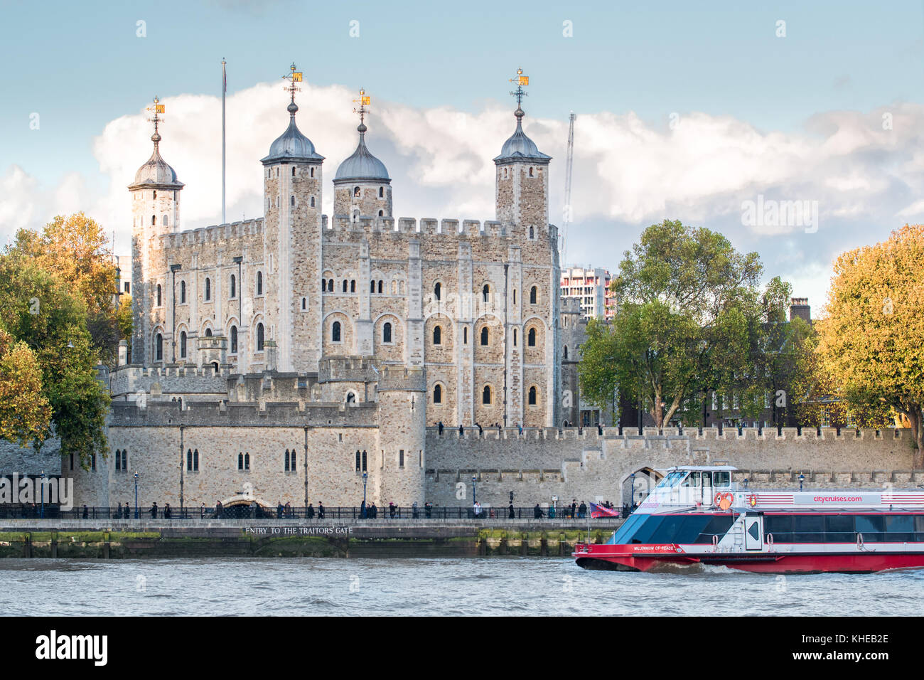 Originally constructed by the norman conquerors, the Tower of London ...
