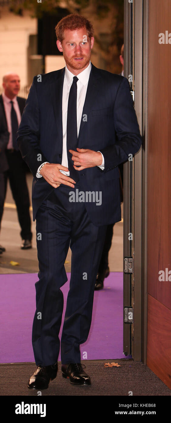 Prince Harry attends the WellChild Awards at the Royal Lancaster Hotel ...