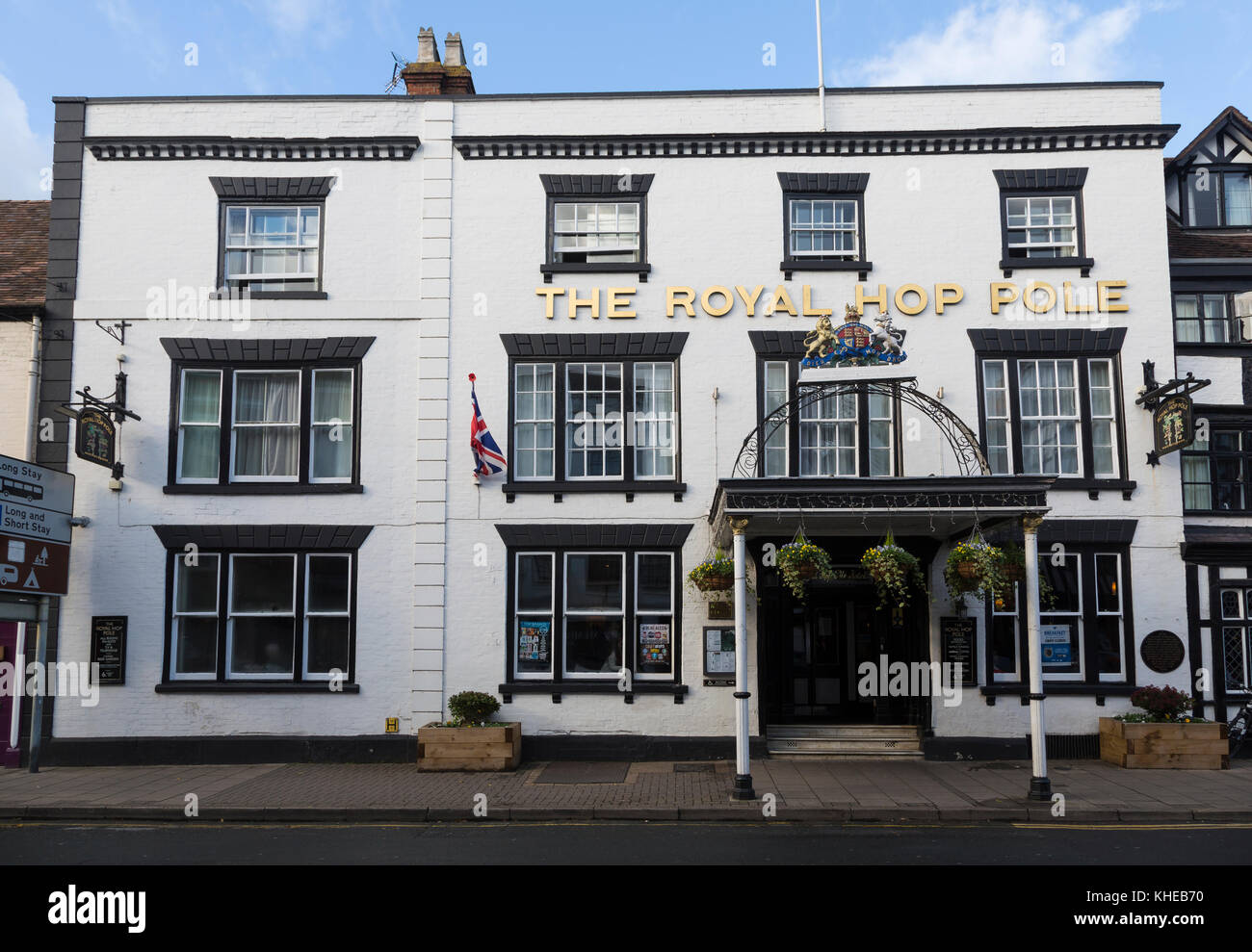 The Royal Hop Pole hotel and pub, Tewkesbury, Gloucestershire, England ...
