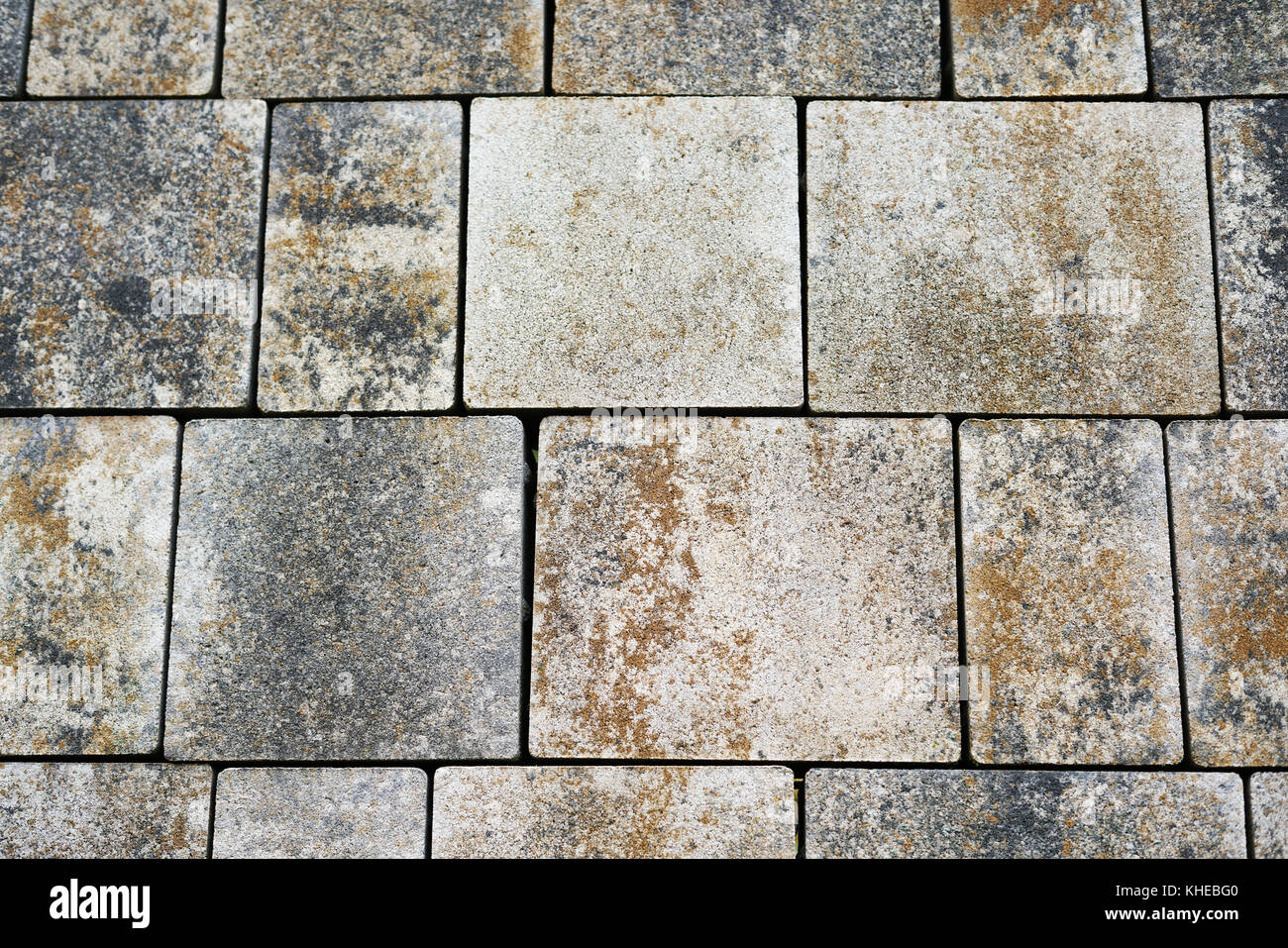 Floor slabs made of concrete as a terrace covering Stock Photo - Alamy