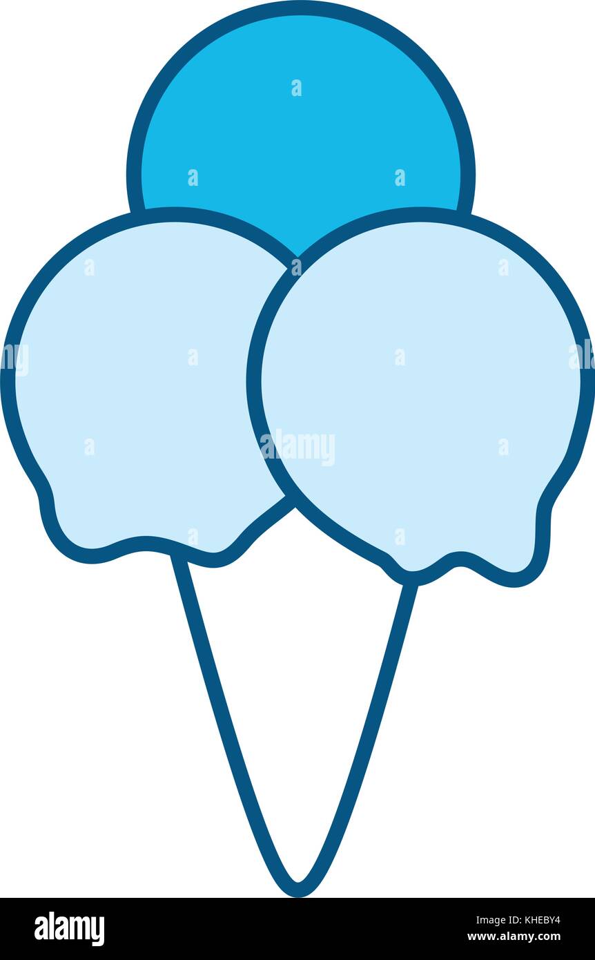 ice cream cone vector illustration Stock Vector Image & Art - Alamy