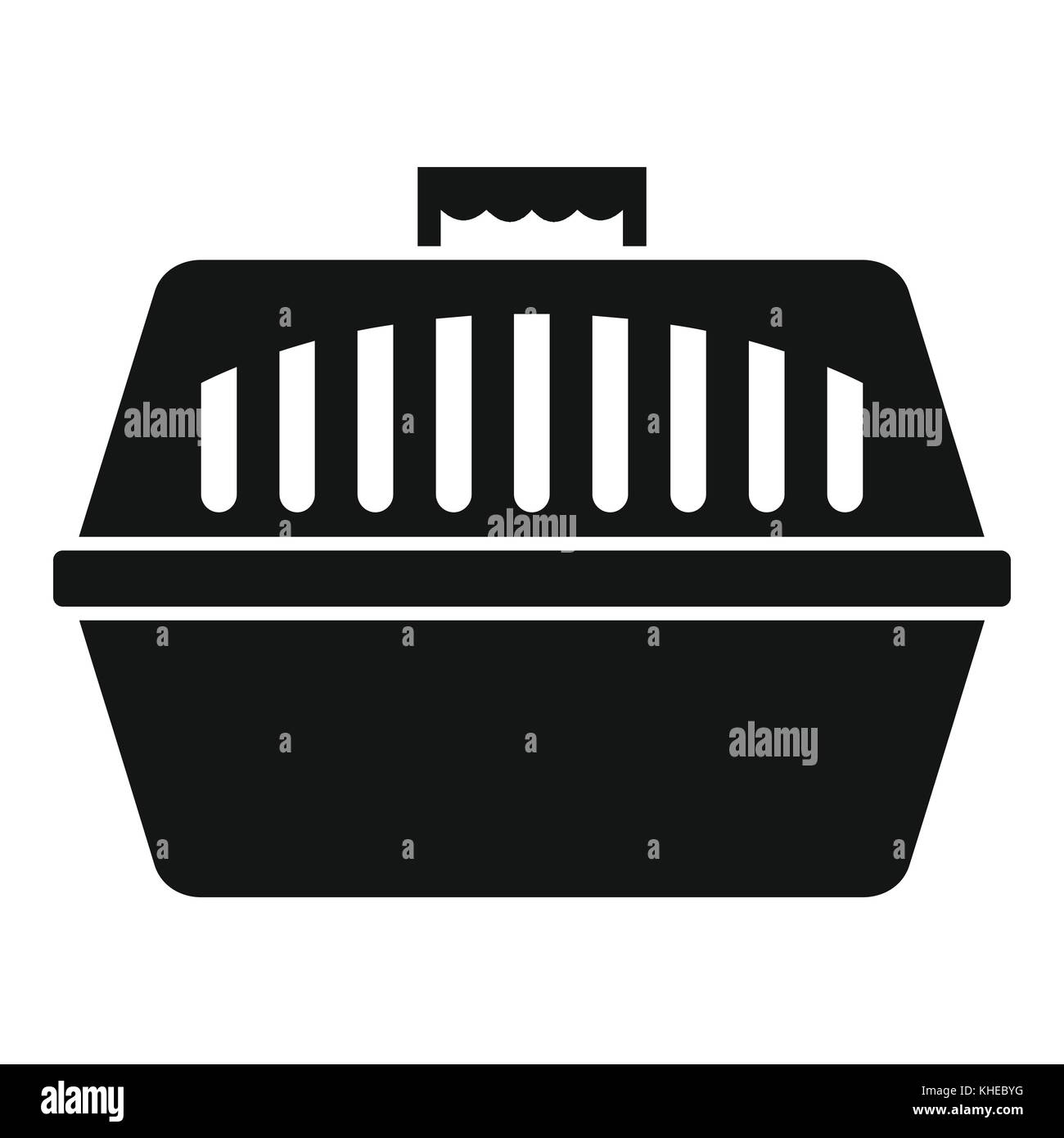 Black pet carry case icon Stock Vector Images - Alamy