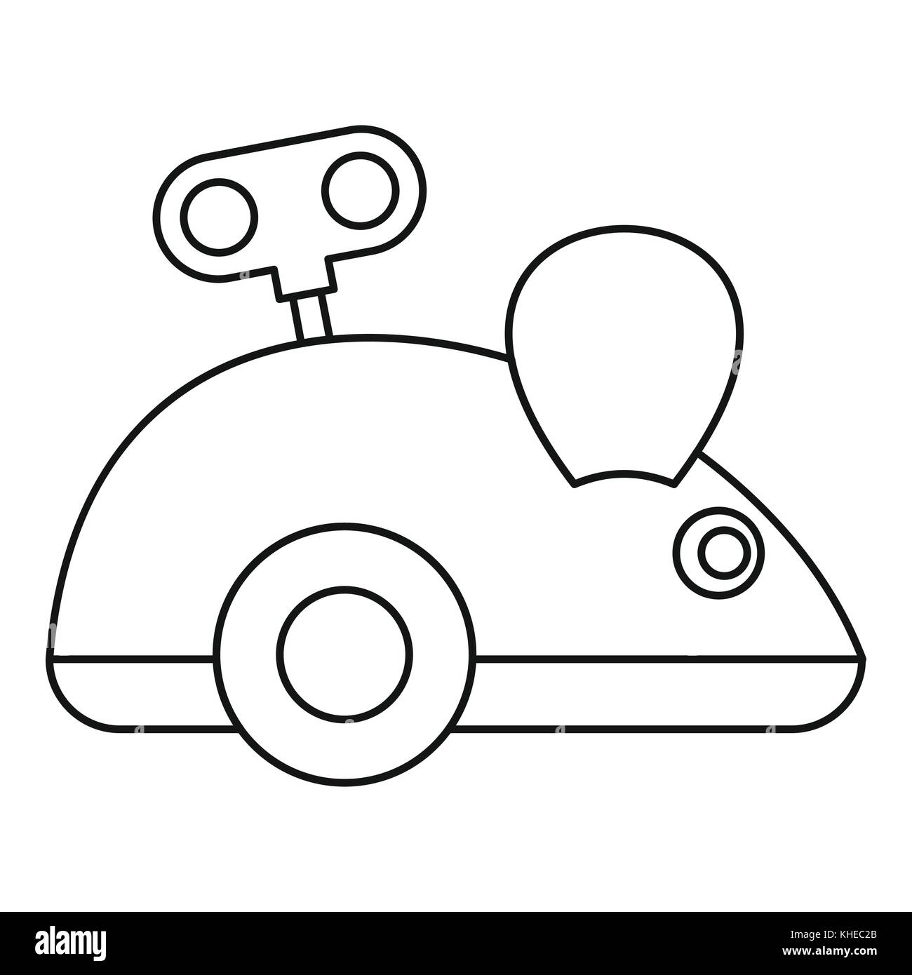 Clockwork Mouse Icon Outline Style Stock Vector Image And Art Alamy