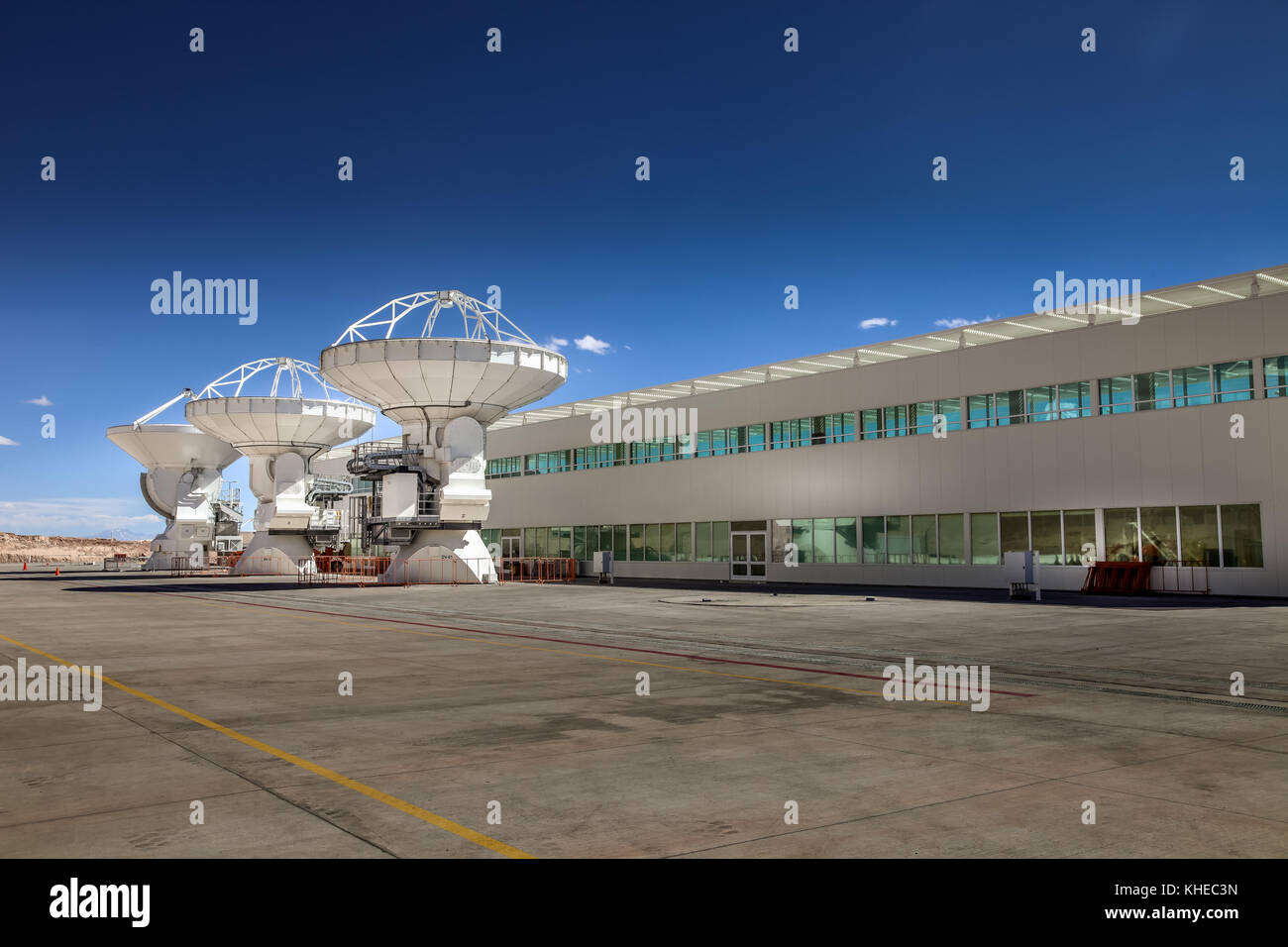 The worldwide biggest telescope Array is in Chile Stock Photo - Alamy