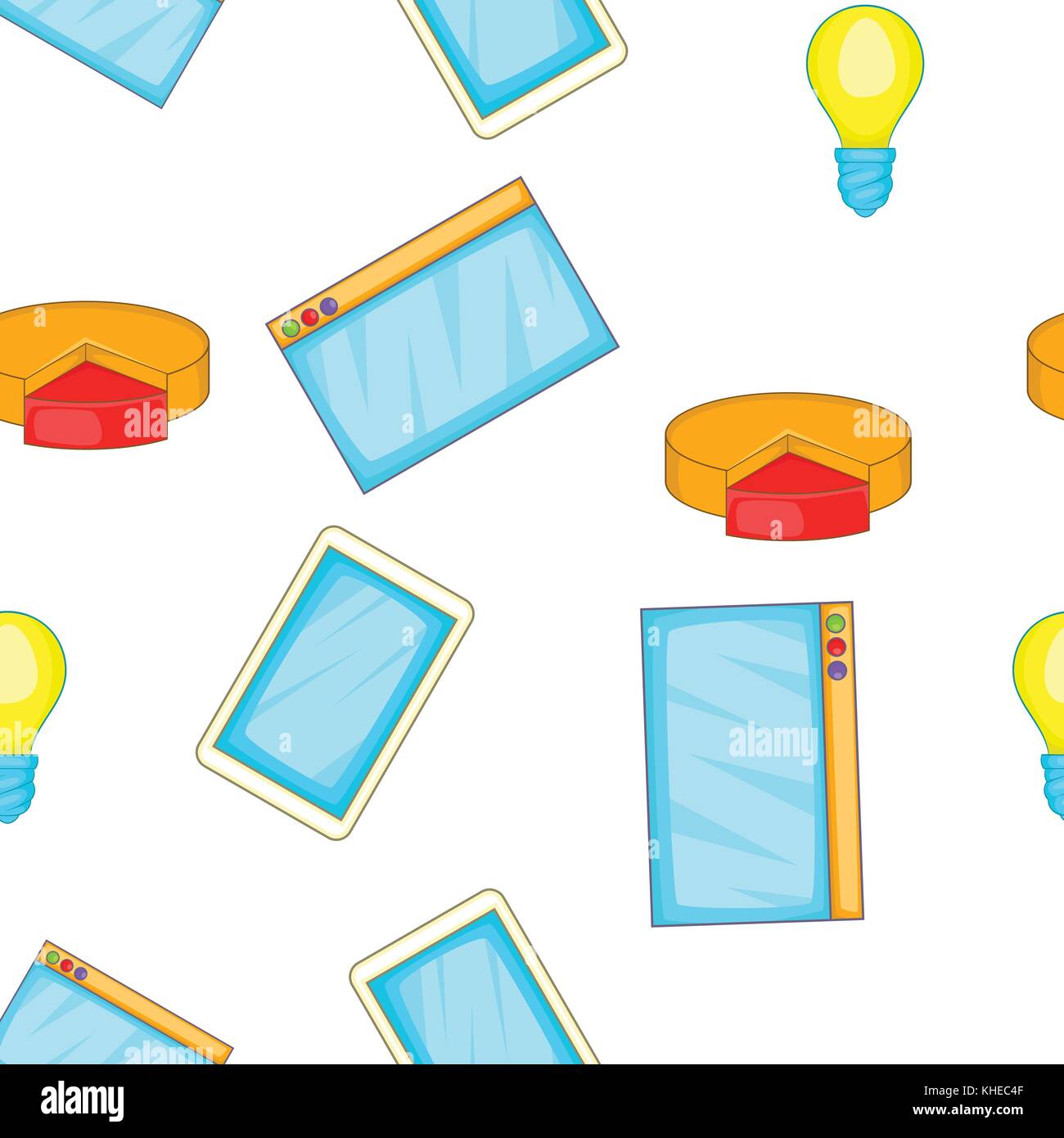 Statistics pattern, cartoon style Stock Vector Image & Art - Alamy