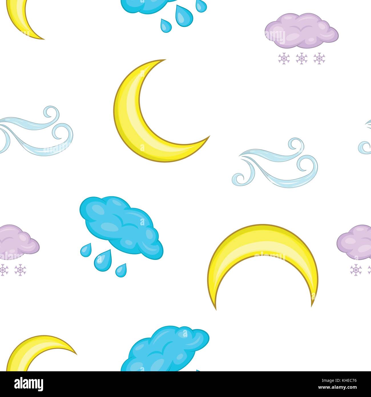 Weather outside pattern, cartoon style Stock Vector Image & Art - Alamy