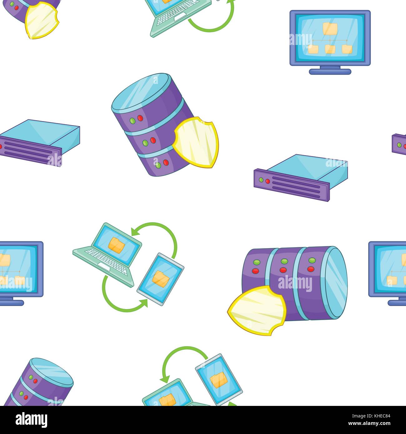 Computer pattern, cartoon style Stock Vector Image & Art - Alamy