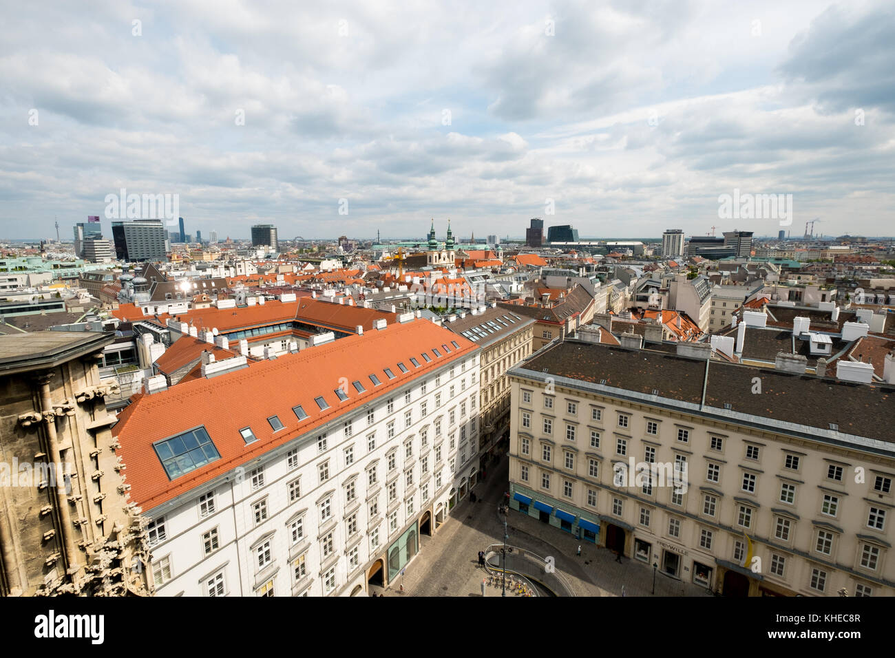 Vienna, Austria aerial landscape Stock Photo - Alamy
