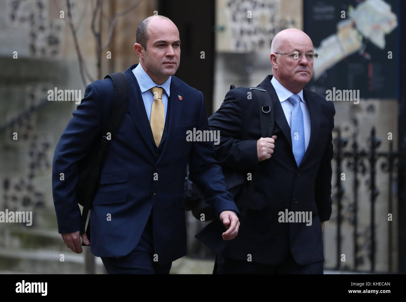 Emile cilliers left arrives at winchester crown court hi-res stock ...