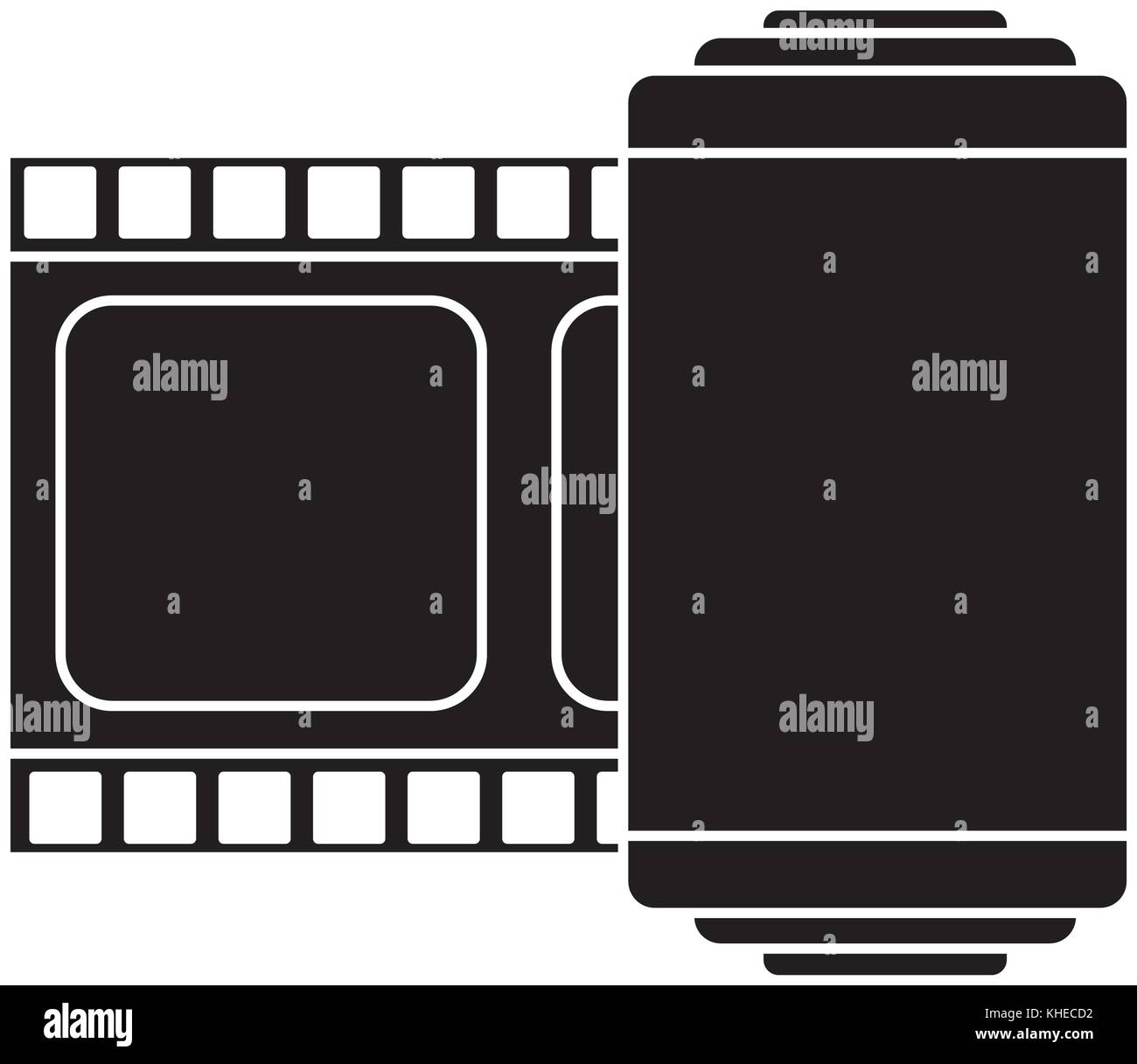 Photographic roll isolated Stock Vector Image & Art - Alamy