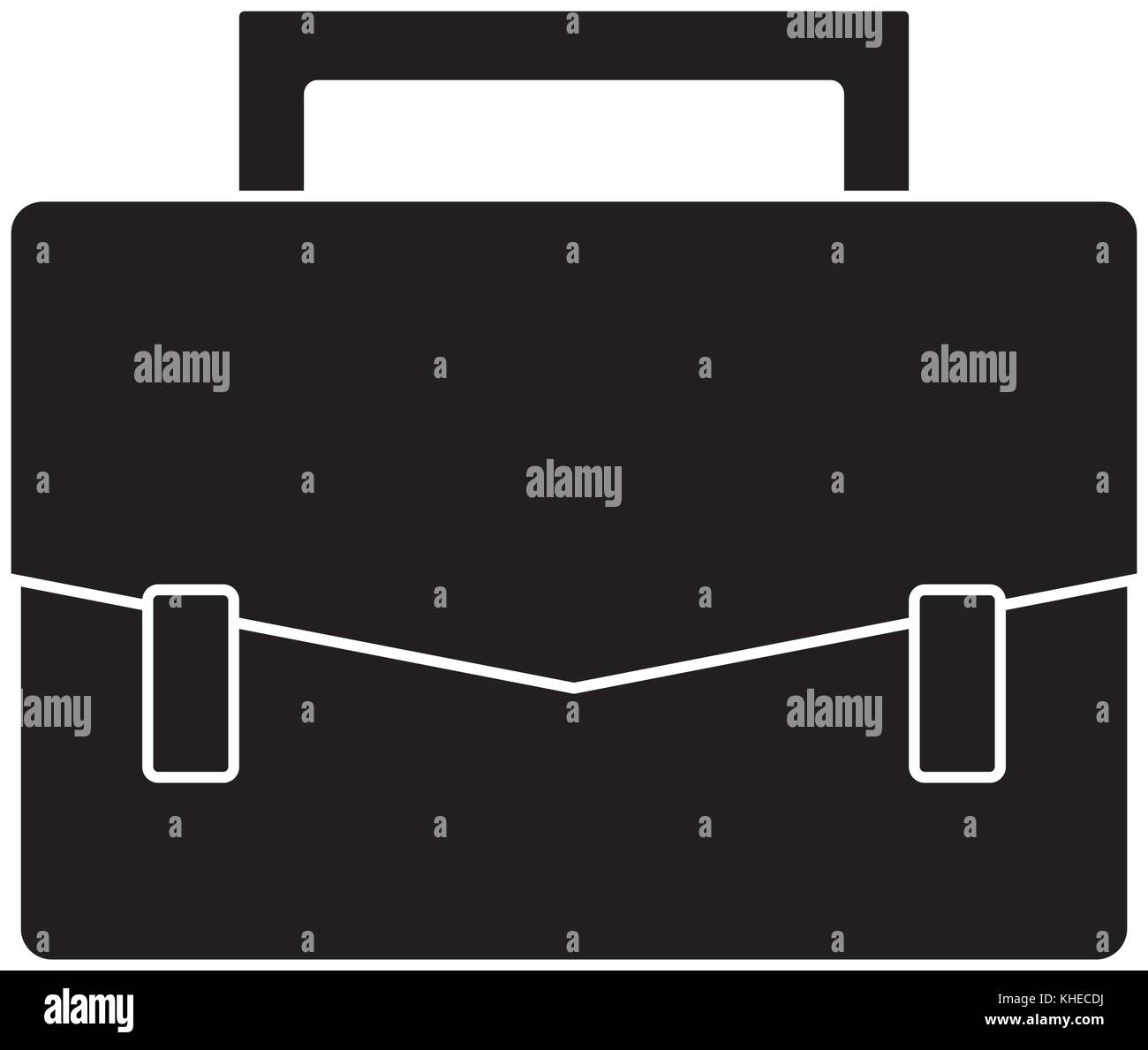 Business briefcase symbol Stock Vector Image & Art - Alamy