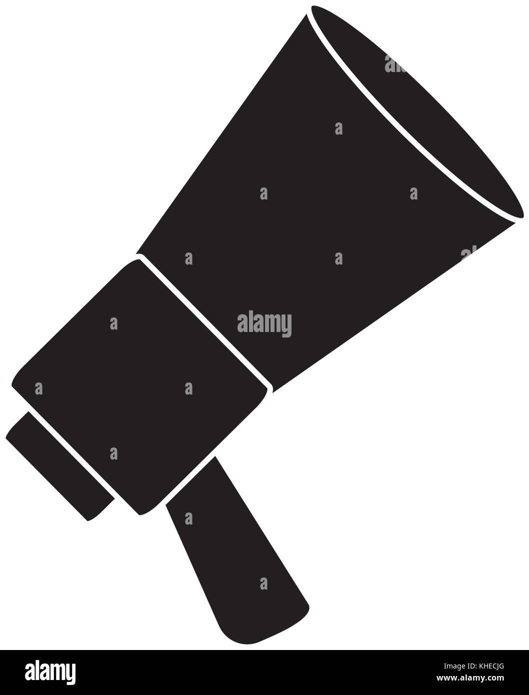 Bullhorn advertising symbol Stock Vector Image & Art - Alamy