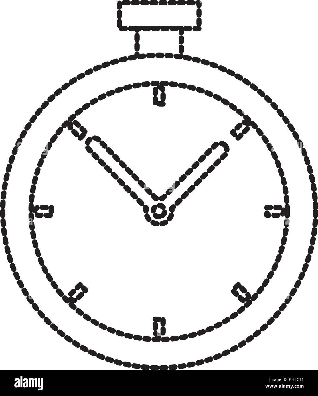 Sport chronometer clock Stock Vector Image & Art - Alamy