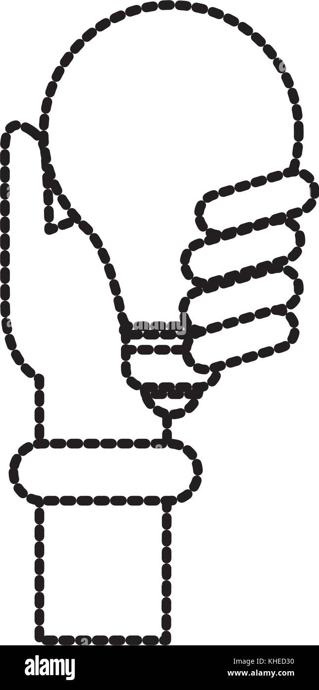 hand with bulb light Stock Vector Image & Art - Alamy