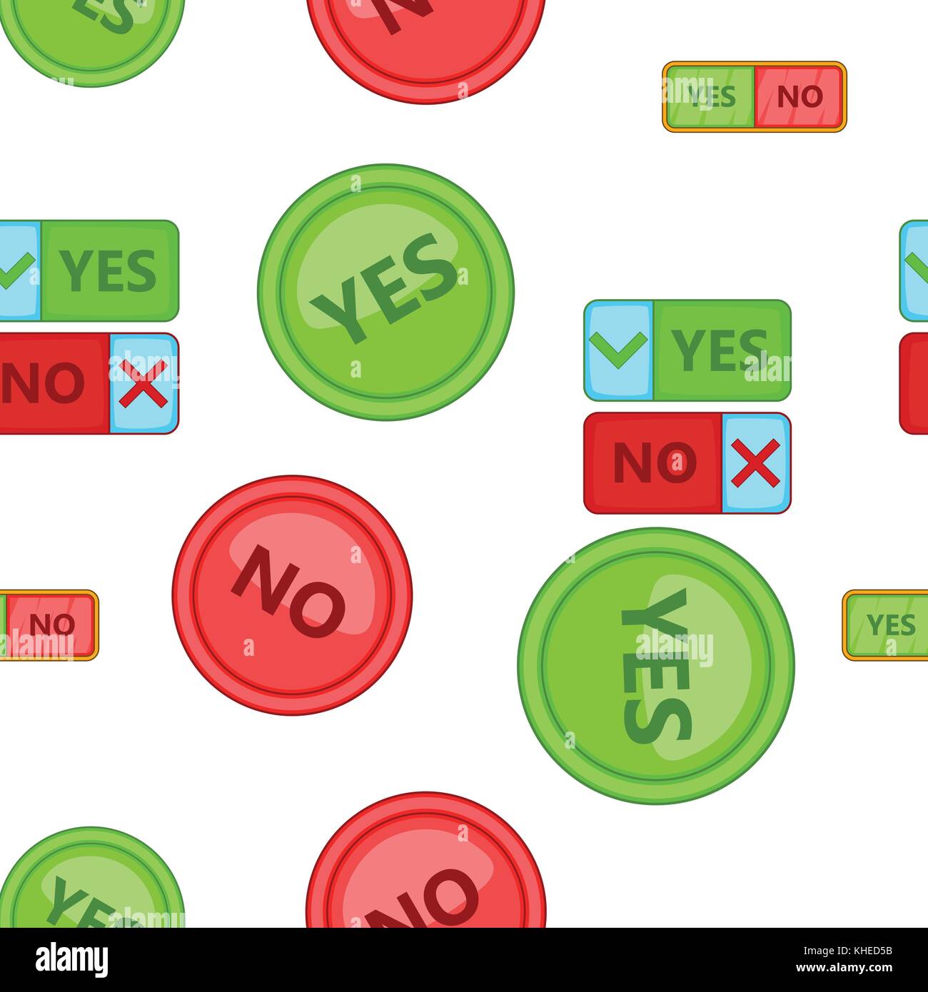 Cross tick pattern cartoon Stock Vector Images - Alamy