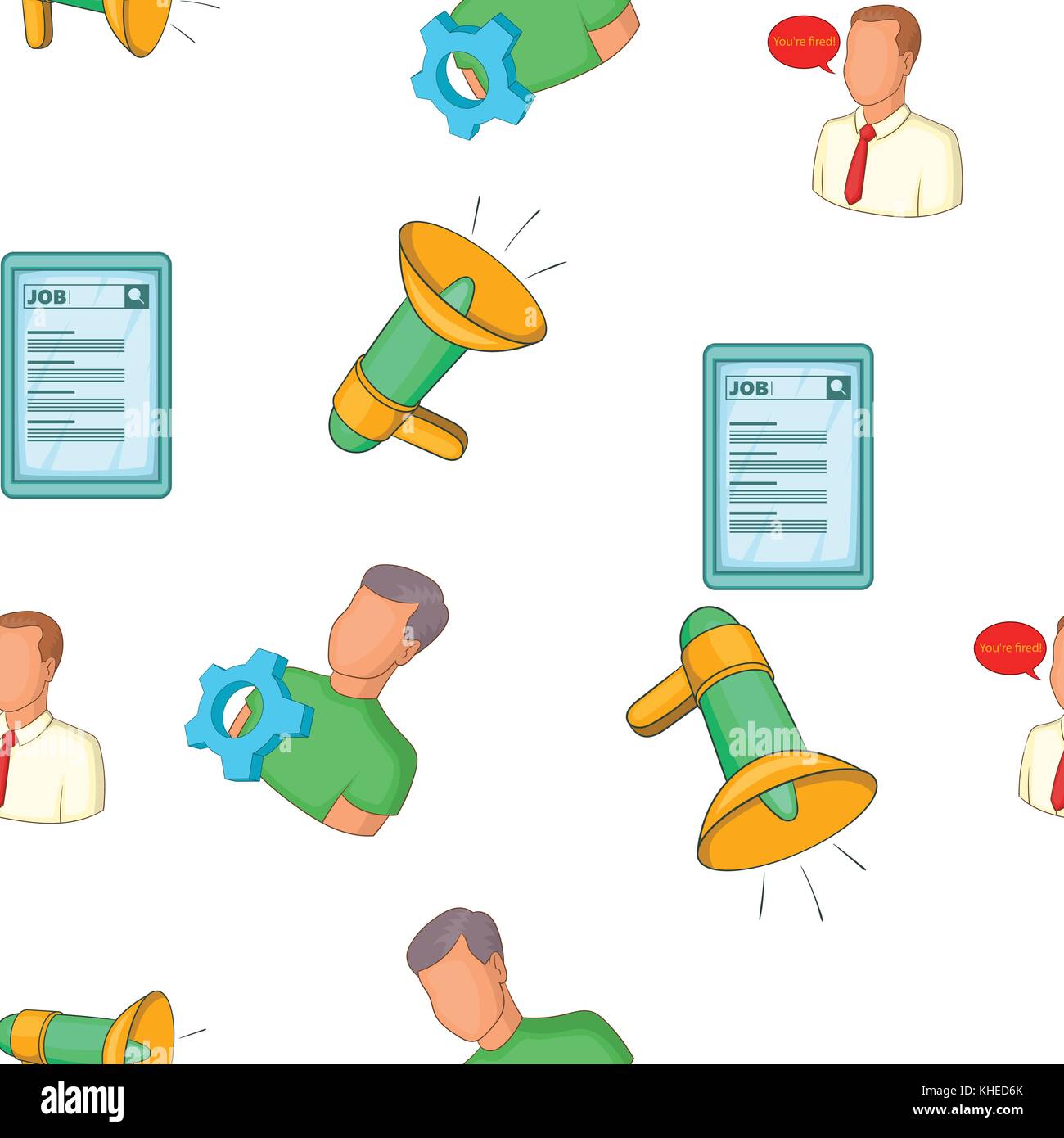 Work pattern, cartoon style Stock Vector Image & Art - Alamy