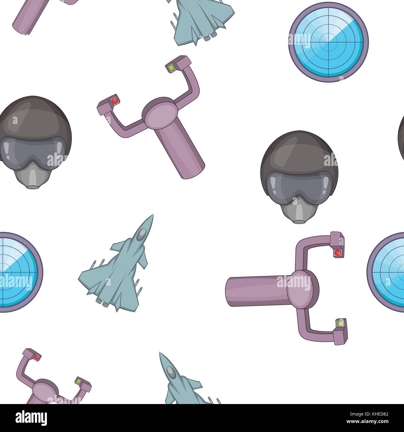 Flying machine pattern, cartoon style Stock Vector Image & Art - Alamy