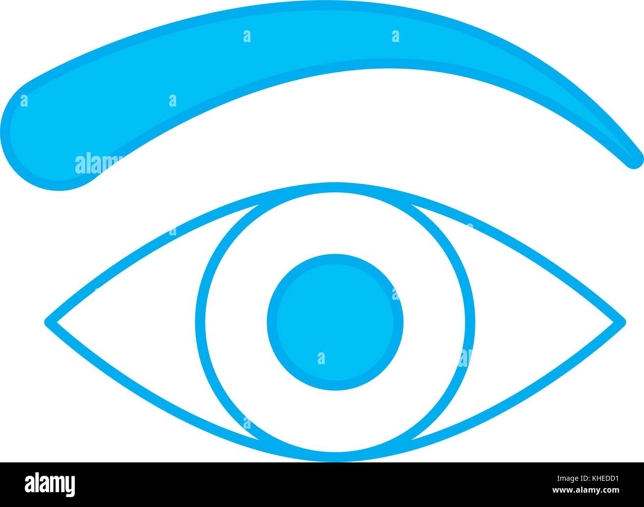 Human eye symbol Stock Vector Image & Art - Alamy