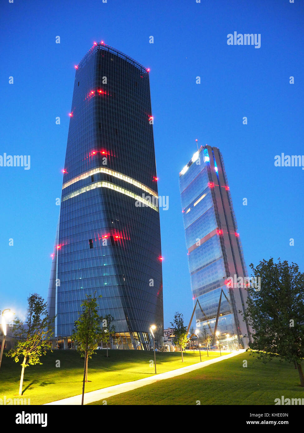 Torre hadid 185 m designed by zaha hadid hi-res stock photography and ...