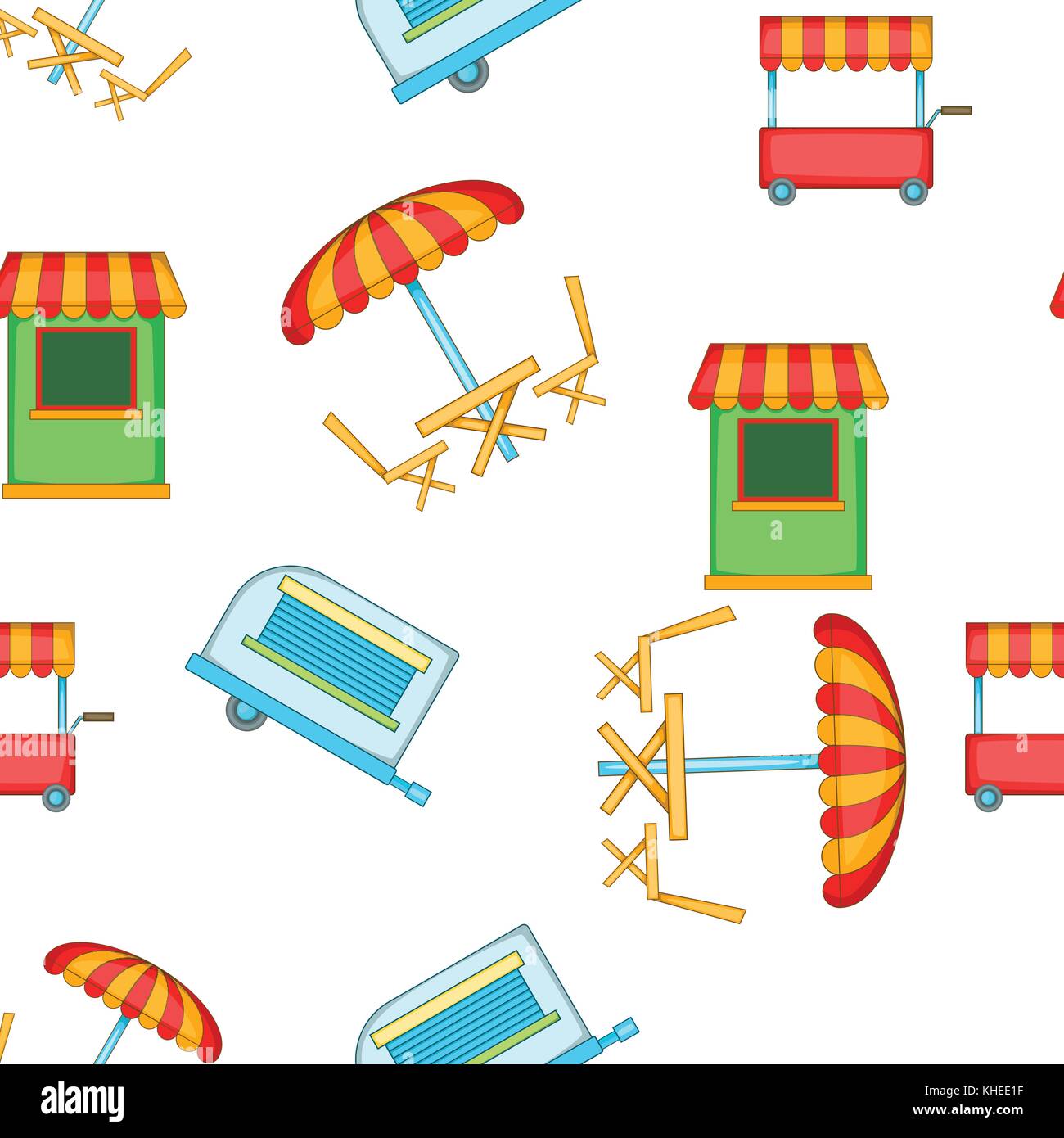 Meals on wheels pattern, cartoon style Stock Vector Image & Art - Alamy