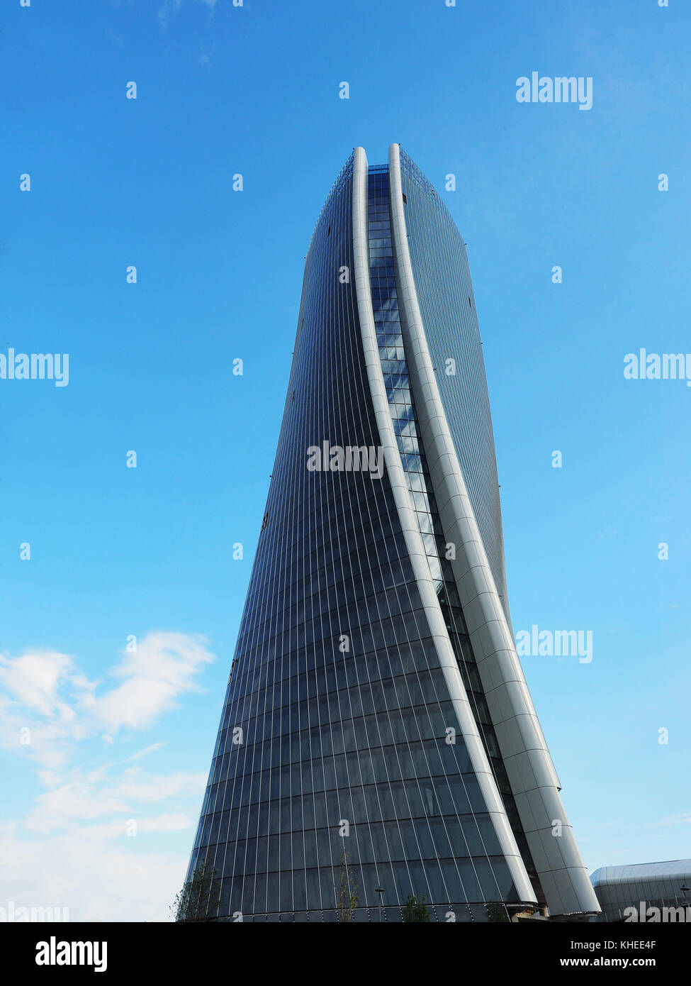 Torre hadid 185 m designed by zaha hadid hi-res stock photography and ...