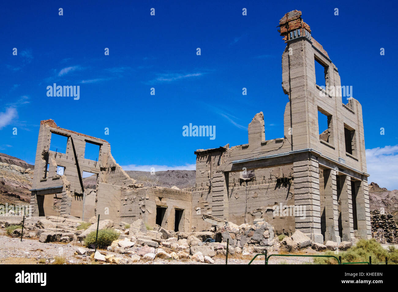 Ruins of Rhyolite Stock Photo - Alamy