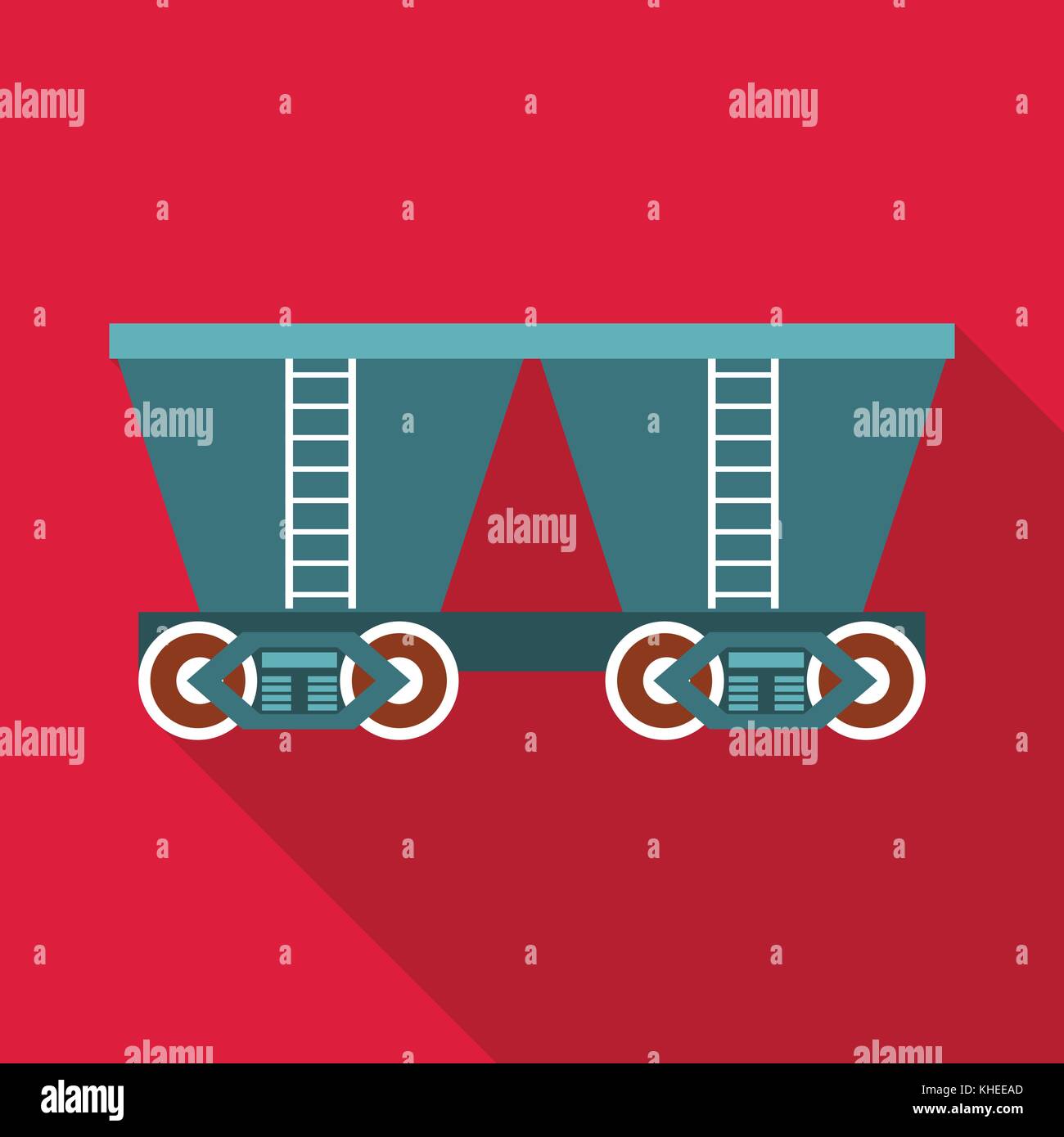 Railroad refrigerator car Stock Vector Images - Alamy