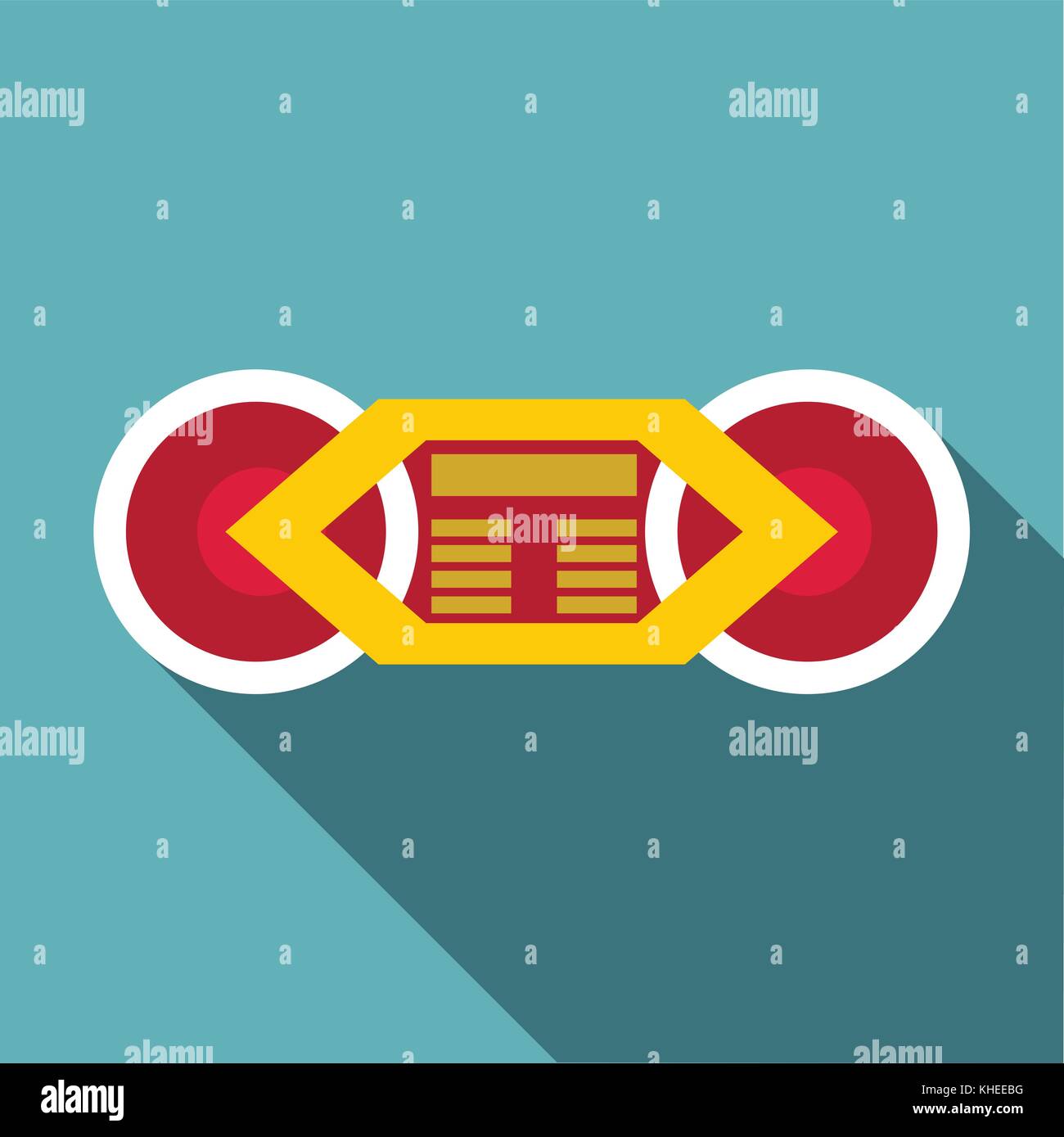 Train wheels icon, flat style Stock Vector Image & Art - Alamy