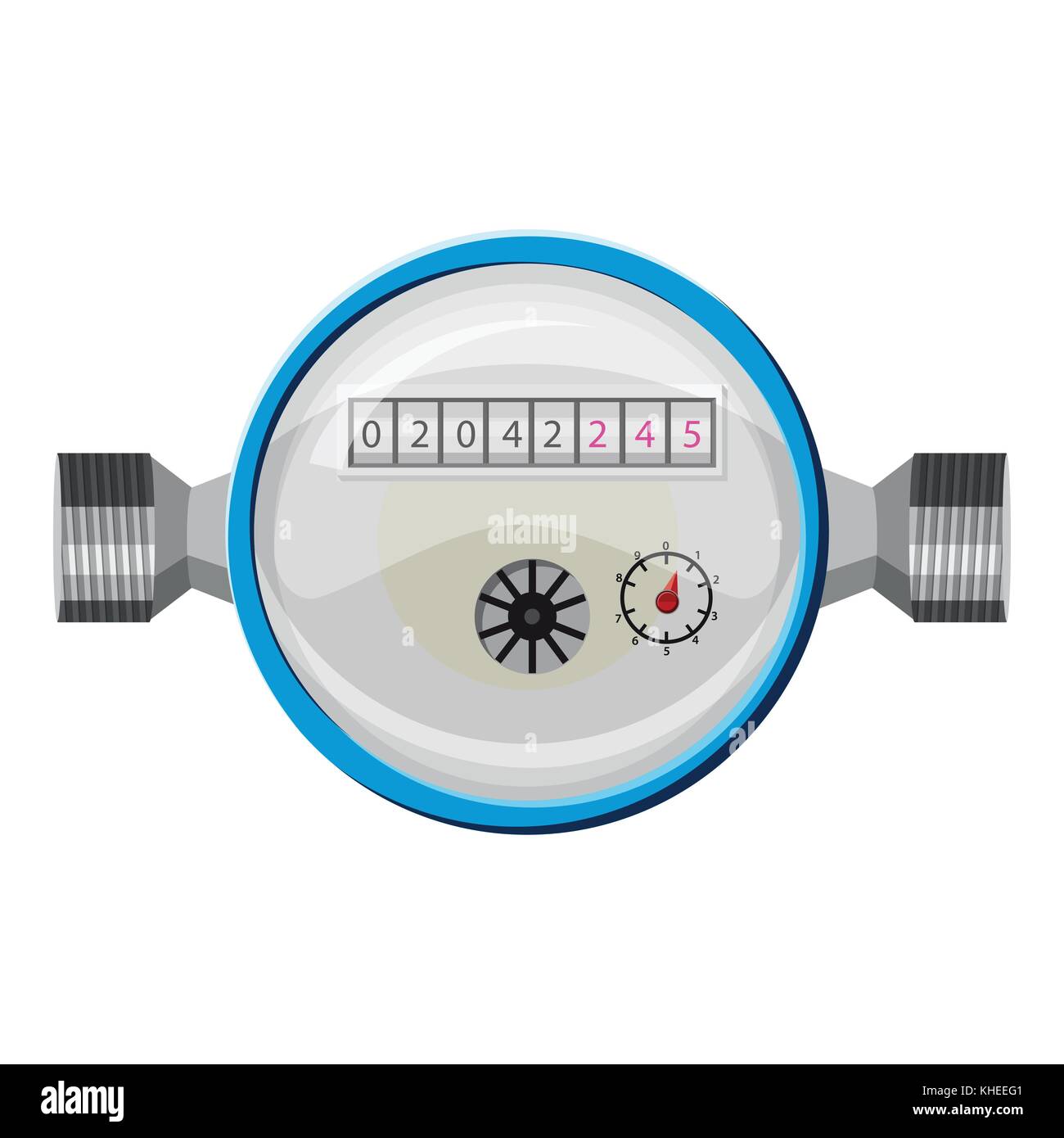 Water meter icon, cartoon style Stock Vector Image & Art - Alamy