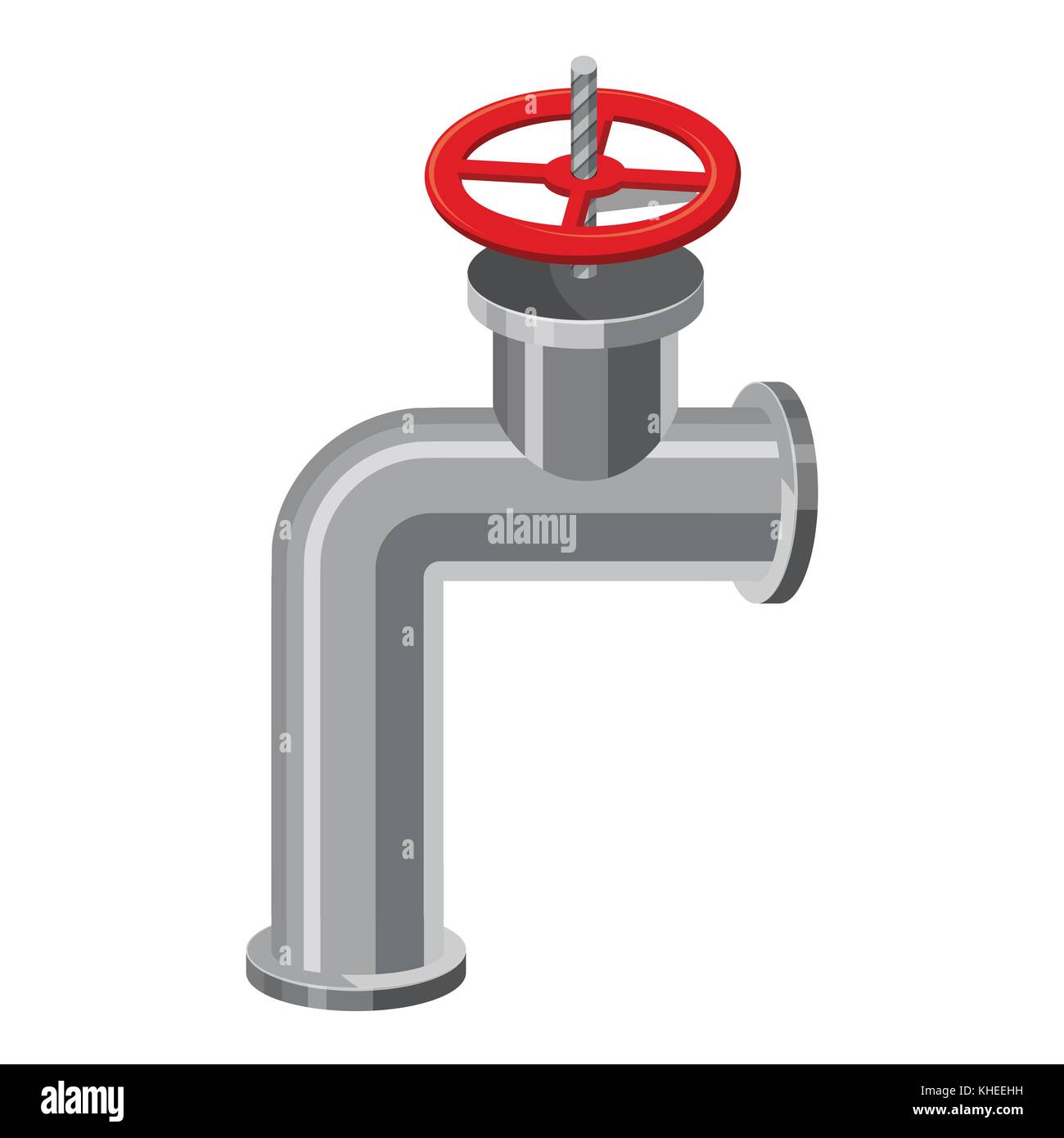 Corroded water pipe Stock Vector Images - Alamy