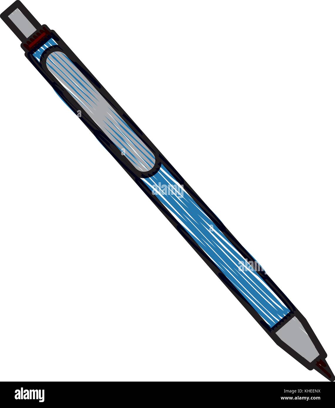 Ballpoint pen isolated Stock Vector Image & Art - Alamy