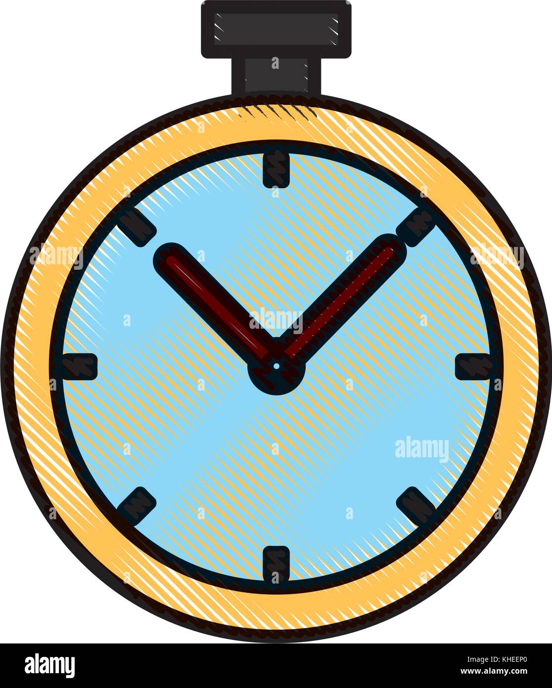 Sport chronometer clock Stock Vector Image & Art - Alamy