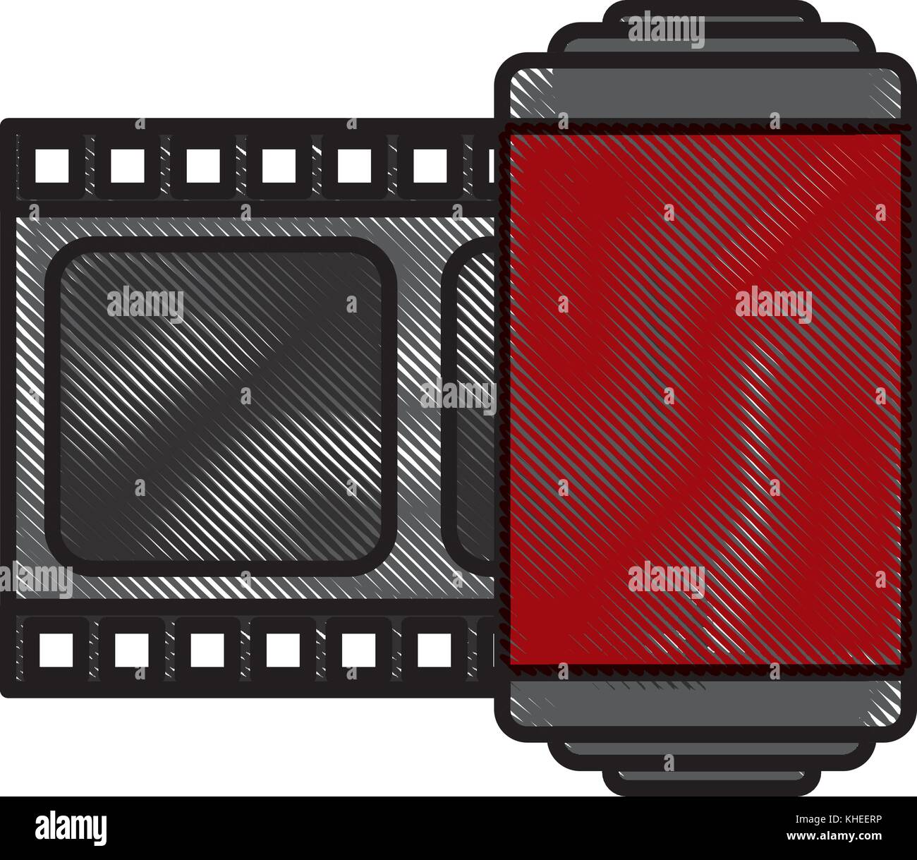 Photographic roll isolated Stock Vector Image & Art - Alamy