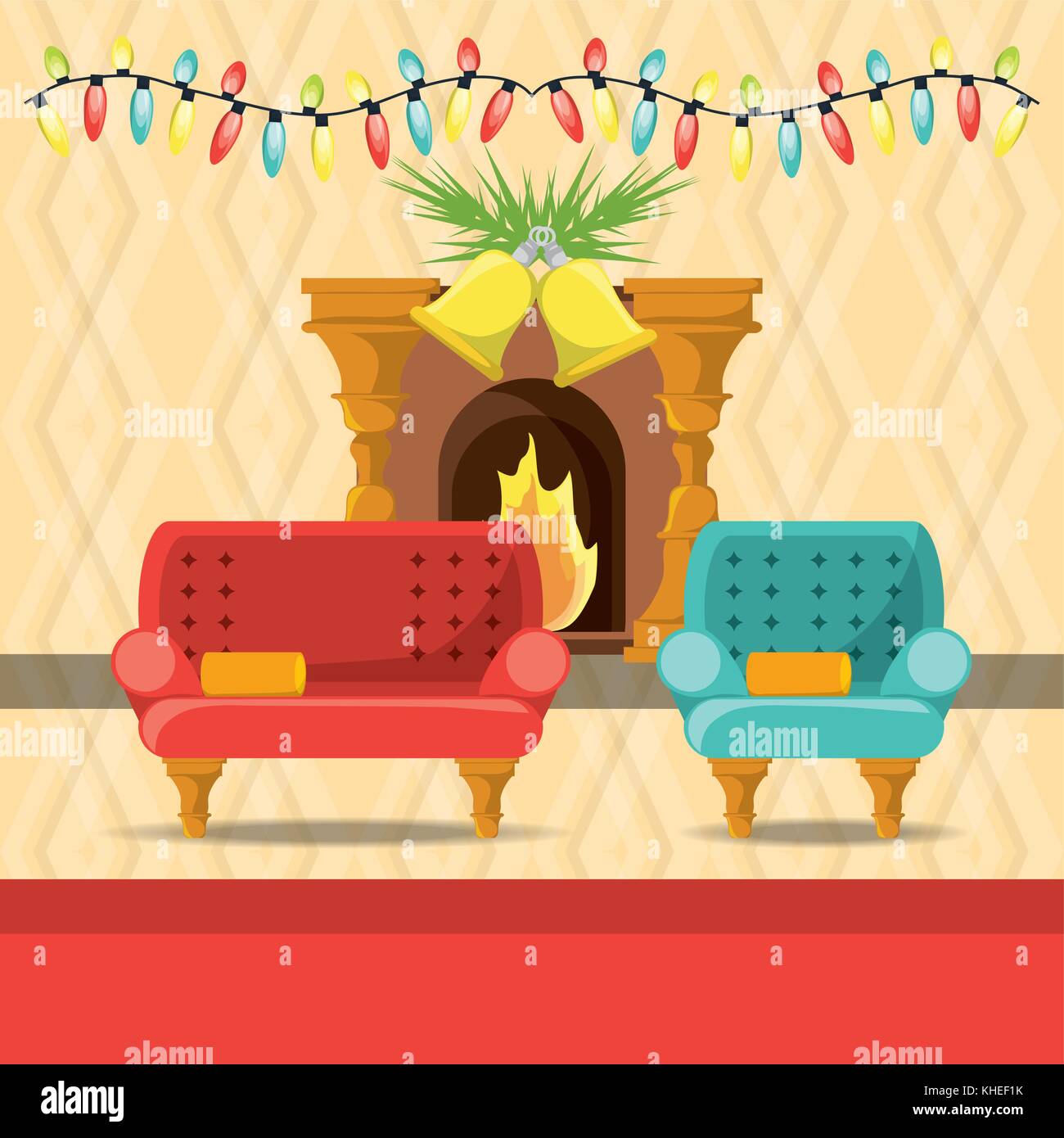 christmas home design Stock Vector Image & Art - Alamy
