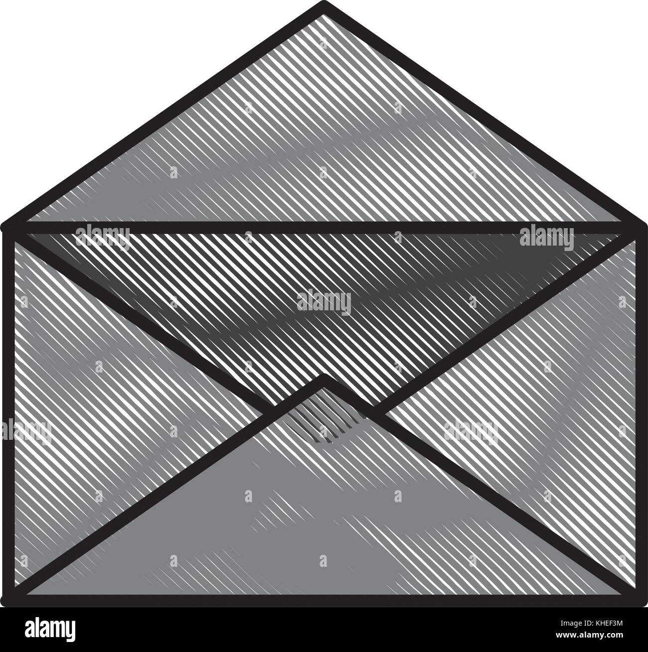 Envelope open symbol Stock Vector Image & Art - Alamy