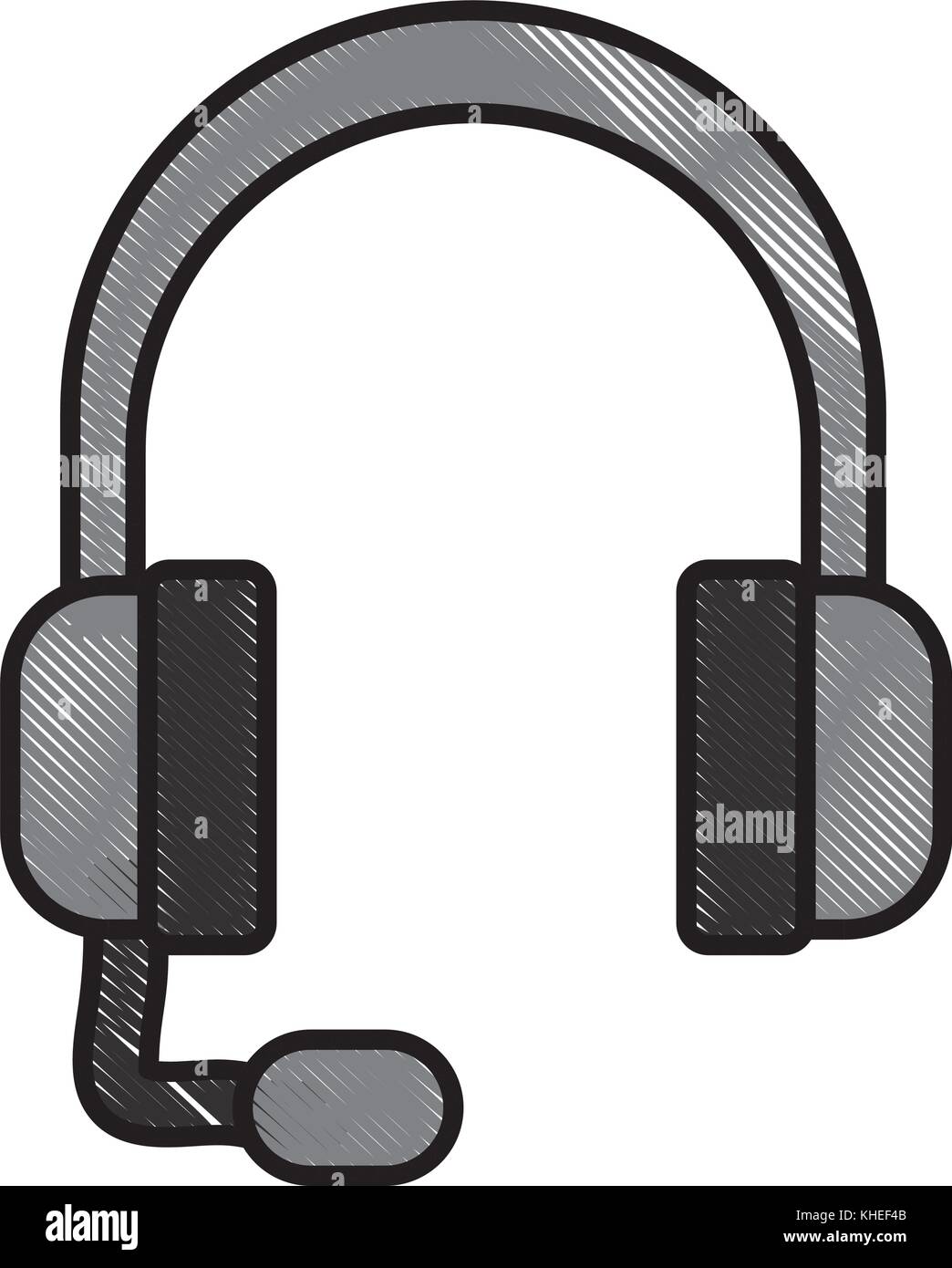 Call center headset Stock Vector Image & Art - Alamy