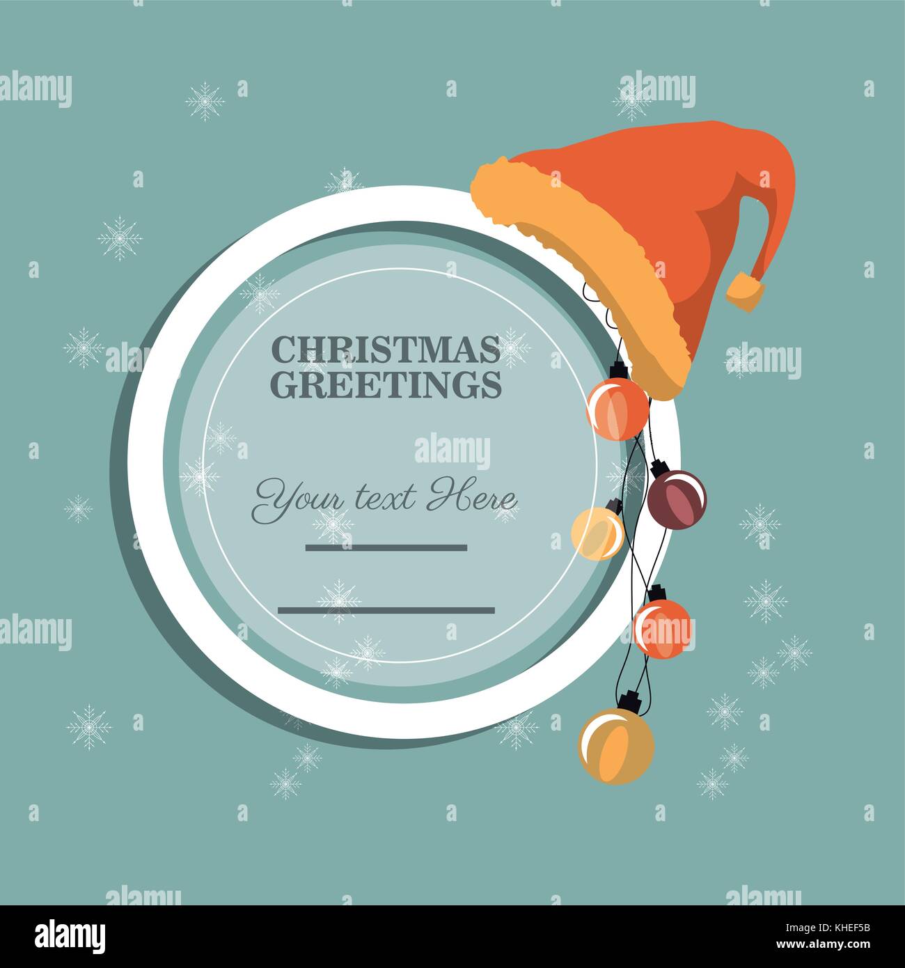 christmas greetings design Stock Vector Image & Art - Alamy